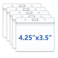 China Clear Horizontal PVC Sublimation CDC Trading Card Sleeve For Travel for sale
