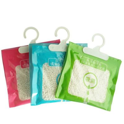 China Moisture Absorber k Packaging Bag , 16*29cm Home Hanging Dehumidifier Bag for sale