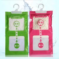 China Moisture Absorber k Packaging Bag , 16*29cm Home Hanging Dehumidifier Bag for sale