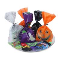 China Halloween Trick Treat Drawstring Plastic Bag 5.5*7.6inches ASP for sale