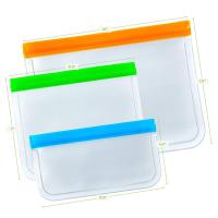 China Washable Food Packaging Pouch 28*27cm , PEVA Sandwich Storage Bags for sale