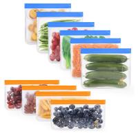 China Washable Food Packaging Pouch 28*27cm , PEVA Sandwich Storage Bags for sale
