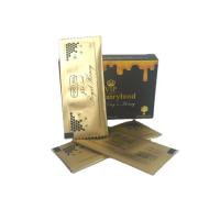 China Gold Metallic Aluminum Foil Bag , Protein Powder Aluminum Foil Mylar OPP/VMPET/CPP for sale