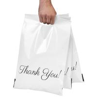 China Waterproof Thank You Poly Mailers , Handled Poly Mailing Bag 12 X 15.5 for sale