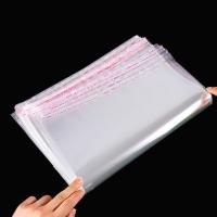 China 7*10cm Clear Flat OPP Poly Packaging Bag Self Adhesive For Cellophane for sale