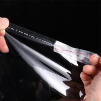 China 7*10cm Clear Flat OPP Poly Packaging Bag Self Adhesive For Cellophane for sale