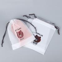 China Eva Plastic Drawstring Bag Travel Split Shoe Storage Bag Bear Wash Towel for sale