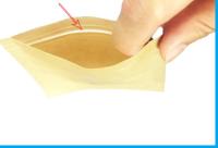 China Compostable Biodegradable Zip Lock Pouches PBAT PLA Composite 3 Side Sealed for sale