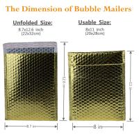 China Aluminum Poly Bubble Mailers Padded Mailers For Shipping Business for sale
