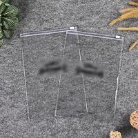 China PVC Transparent Plastic Zipper Bag Hook Bag Clothing Tag Label k Bag for sale