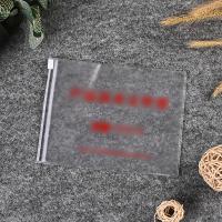 China PVC Transparent Plastic Zipper Bag Hook Bag Clothing Tag Label k Bag for sale