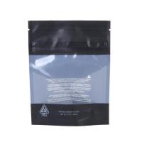 China Weed Mylar Black k Packaging Bag Smell Proof With Window for sale