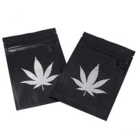 China Resealable Black Mylar k Packaging Bag With Window CMYK / Pantone Printing for sale