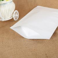 China Aluminized White k Kraft Paper Bag Self Supporting Zipper Bag for sale