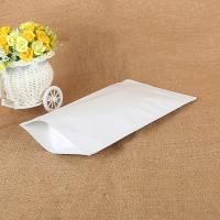 China Aluminized White k Kraft Paper Bag Self Supporting Zipper Bag for sale