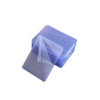 China Thick 20pt 25pt Baseball Card Hard Plastic Protectors For Pokemon for sale