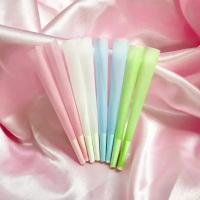 China Gold Foil Tips King Size Pre Rolled Cones Colored Rolling Paper Custom Printed for sale