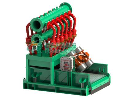 China TRCN100 12N Mud Desilter 180m3 Capacity Polyurethane Hydrocyclone Drilling Solids Control for sale