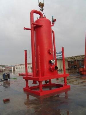 China TRZYQ Series Skid Mounted Mud Gas Separator 240m³/H Capacity with H2S Handling for Oilfield Safety for sale
