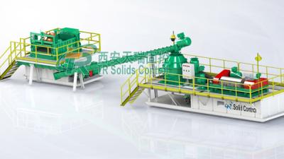 China 40 m³/h Oil Based Mud Drilling Waste Management System with TRCD930 Dryer and TRGLW355 Centrifuge for sale