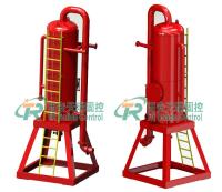 China TRZYQ 800 Series Mud Gas Separator Poor Boy Degasser 180-320 m³/h Capacity for Oil & Gas Drilling for sale