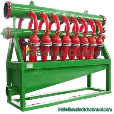 China TRCN100-12N/16N 180-240 m³/h Desilter Mud Cleaning System for 15-44 Micron Separation for sale