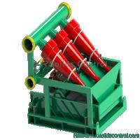 China TRCS Series Mud Desander 45-75μm Separation 200m³/h Capacity for Drilling Solids Control for sale