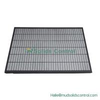 China Composite Frame Shaker Screen 1165x585mm for Mongoose Shaker 40-325 Mesh High Strength for sale