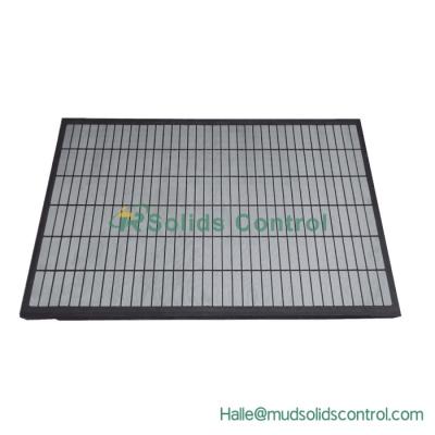 China Composite Frame Shaker Screen 1165x585mm for Mongoose Shaker 40-325 Mesh High Strength for sale