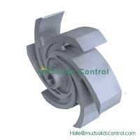 China High Chromium Alloy Sand Pump Impeller HRC58-65 Wear Resistant for Drilling Slurry Pumps for sale