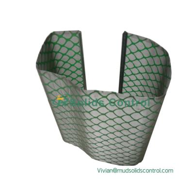 China TR Soft Groove Edge Shaker Screen 20-325 Mesh SS304/SS316 for Shale Shakers for sale