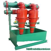 China TRCS250-3S Drilling Mud Desander 300 m³/h 10 Inch Cyclone Solids Control for sale