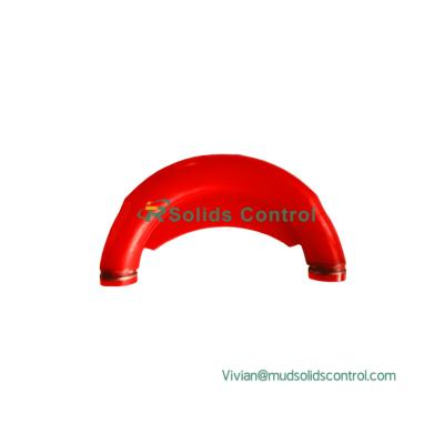 China Wear Resistant Hydrocyclone Elbow 4 Inch Alloy Steel for Solids Control Mud Systems for sale