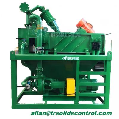 China Desanding Plant for Bored Pile Construction - 50-500 m³/Hour Slurry Processing with 15-75 Micron Particle Removal for sale