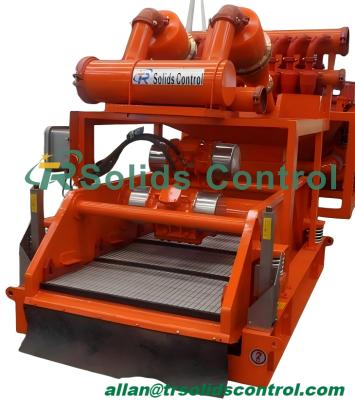 China TRQJ250×2S-100×12N Mud Cleaner with 240 m³/h Capacity and 15-44 μm Separation for Drilling Fluids for sale