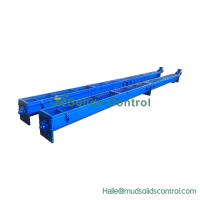 China Solids Control Screw Conveyor 12m3h Capacity for Pitless Systems Enclosed Conveying for sale