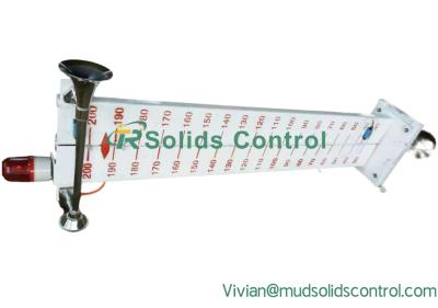 China Liquid Level Gauge Mud Tank Level Indicator 0-5m Range Stainless Steel for Drilling Solids Control for sale