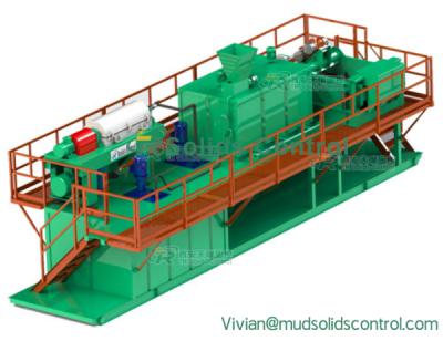 China Sludge Treatment System 50m3/h Industrial Dewatering for Drilling Mud and Wastewater for sale