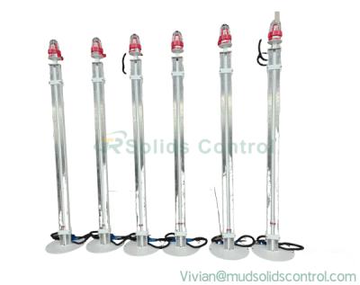 China Liquid Level Gauge 4-20mA Output for Mud Tanks Corrosion Resistant 500mm Range for sale