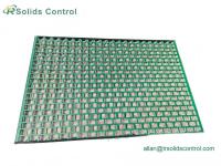 China API RP 13C Compliant Shaker Screen 1053x697mm Stainless Steel for Drilling Mud Filtration for sale