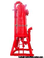 China Vertical Liquid-Gas Separator 320m³/h Gravity Centrifugal High-Efficiency Demisting for sale