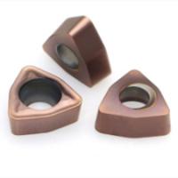 China WCMX040208R-FN Carbide Cutting Indexable Drill Insert HRC 93 for sale