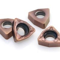 China WCMX040208R-FN Carbide Cutting Indexable Drill Insert HRC 93 for sale