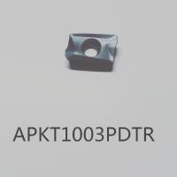 China Hot Salel CNC Carbide Inserts Cutting Tools APKT1003PDTR Tungsten Steel Hard Turning Blade Coating Product Turning Blade for sale