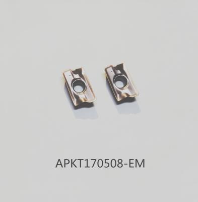 China PVD CVD APKT1705PER-EM Silver CNC Insert Tooling 92 HRC for sale