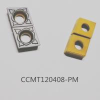 China Cross CCMT120408-PM Lathe Tool Hard Turning Inserts 92 HRC for sale