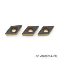China DCMT070204-PM CNC Carbide Inserts CVD Coating Carbide Tool Inserts for sale