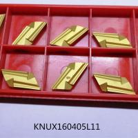 China KNUX160405L CNC Carbide Inserts For Hardened Steel 92 HRC for sale