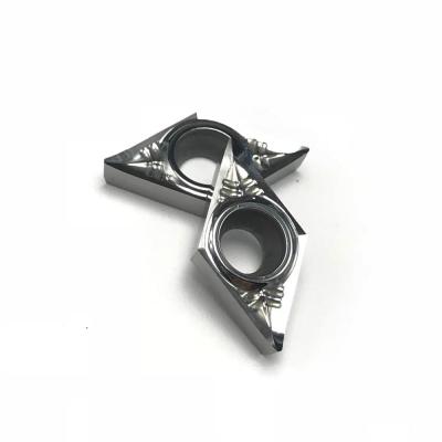 China DCGT11T304-AK Metallic Silver CNC CNMG Insert For Aluminum H10F for sale