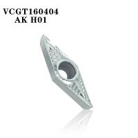 China VCGT160404-AK H10F Metal Lathe Carbide Inserts For Aluminum No Coating for sale